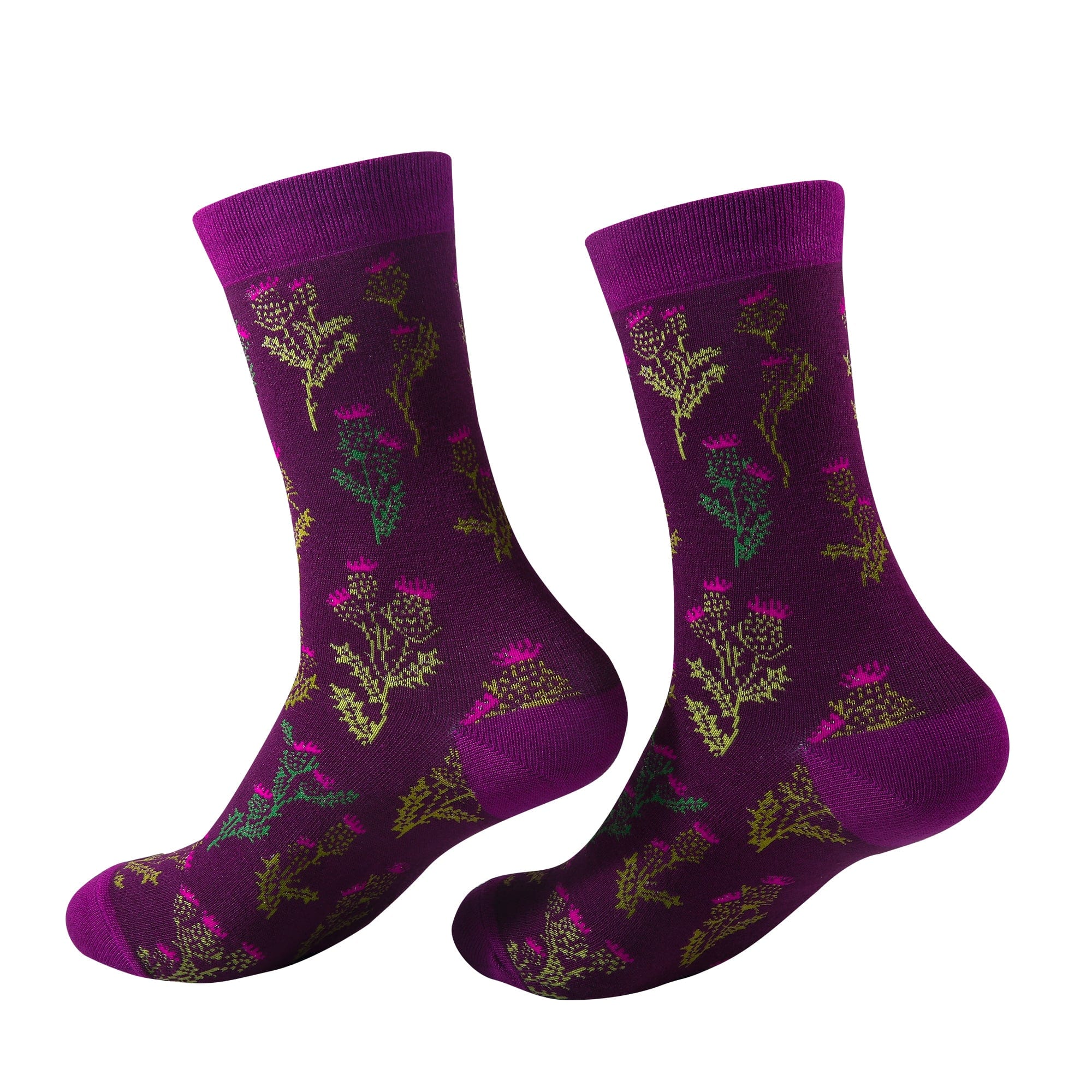 SK16PP - Eco Chic Eco-Friendly Bamboo Socks Thistle Purple – Faye UK Ltd