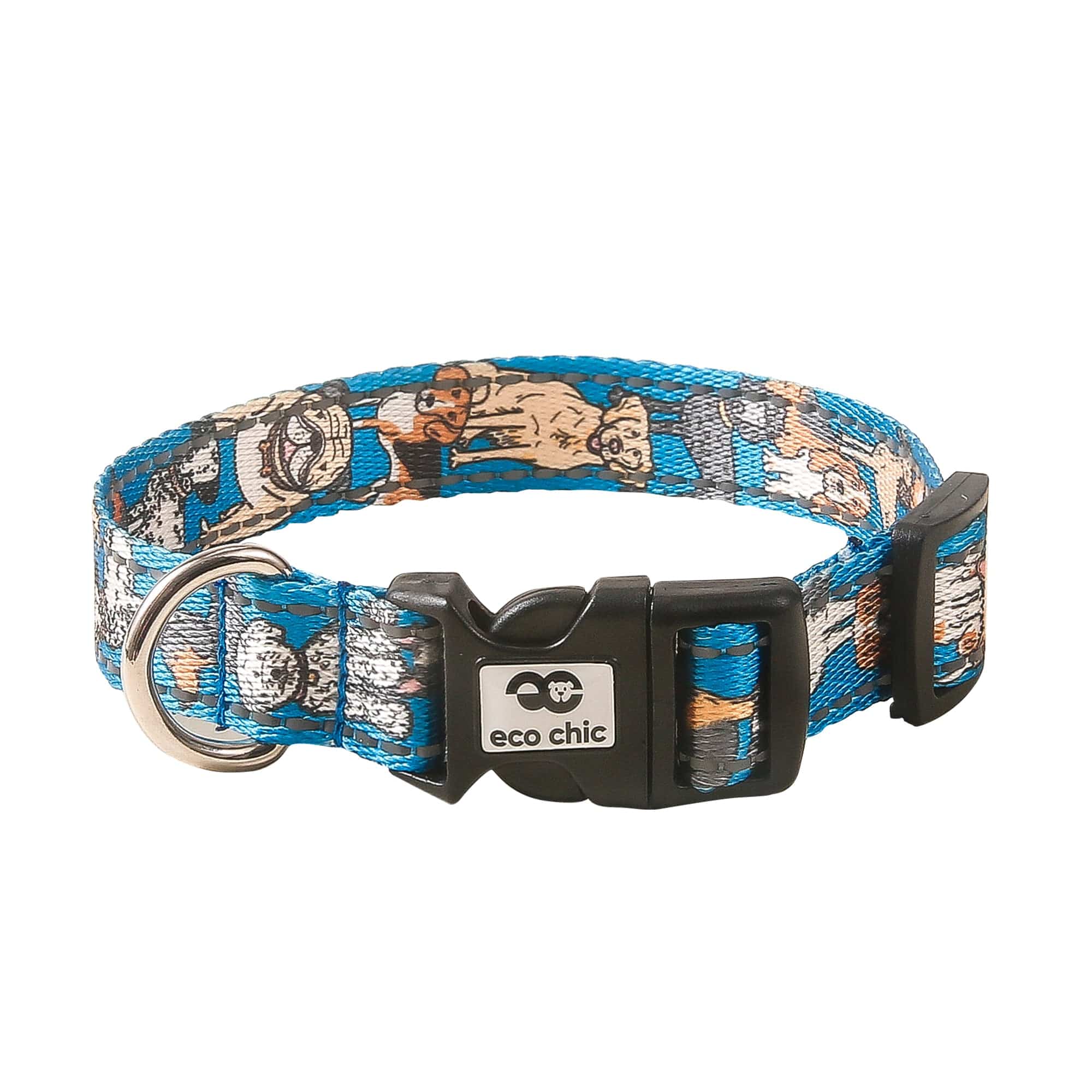 PC03 - Eco Chic Recycled Dog Collar - Dogs Blue (Pack of 2) – Faye UK Ltd